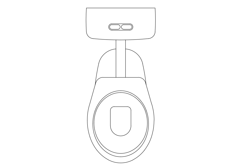 Free Toilet Top View CAD Block – DWG, DXF, PDF Format - FreeCADS
