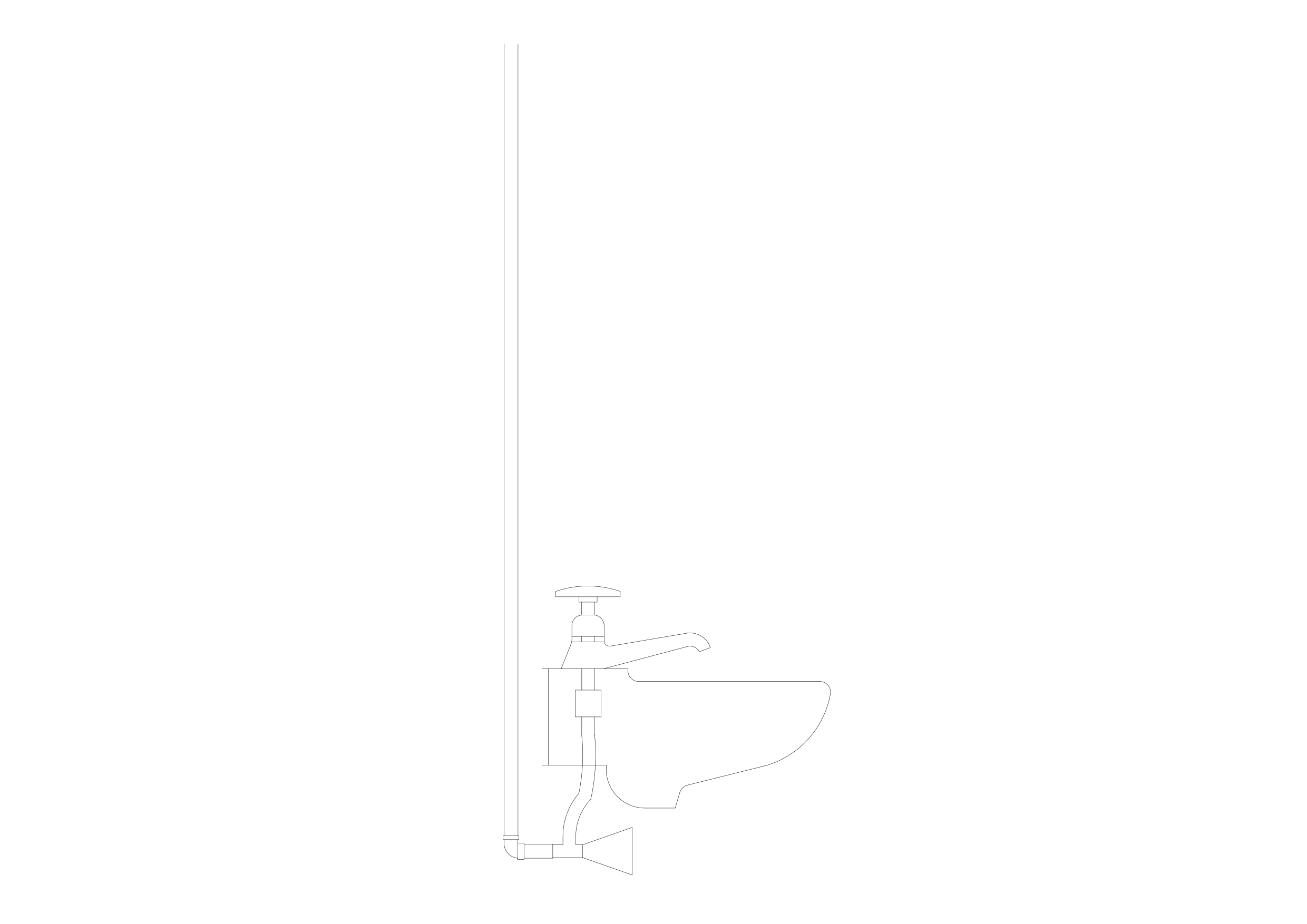 Free Bidet Elevation CAD Block – DWG, DXF, PDF Format - FreeCADS