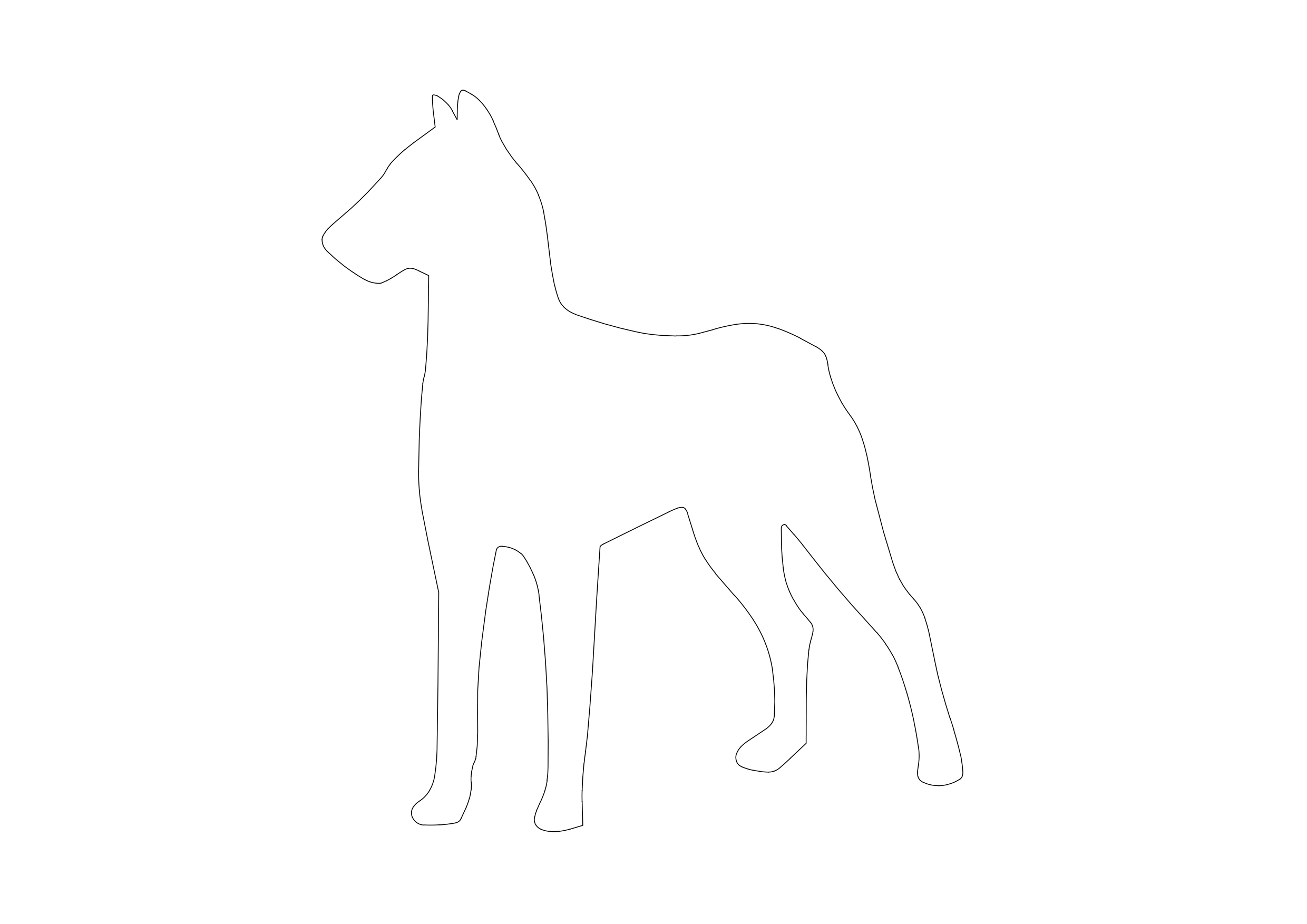 Free Dog CAD Block – DWG, DXF, PDF Format - FreeCADS