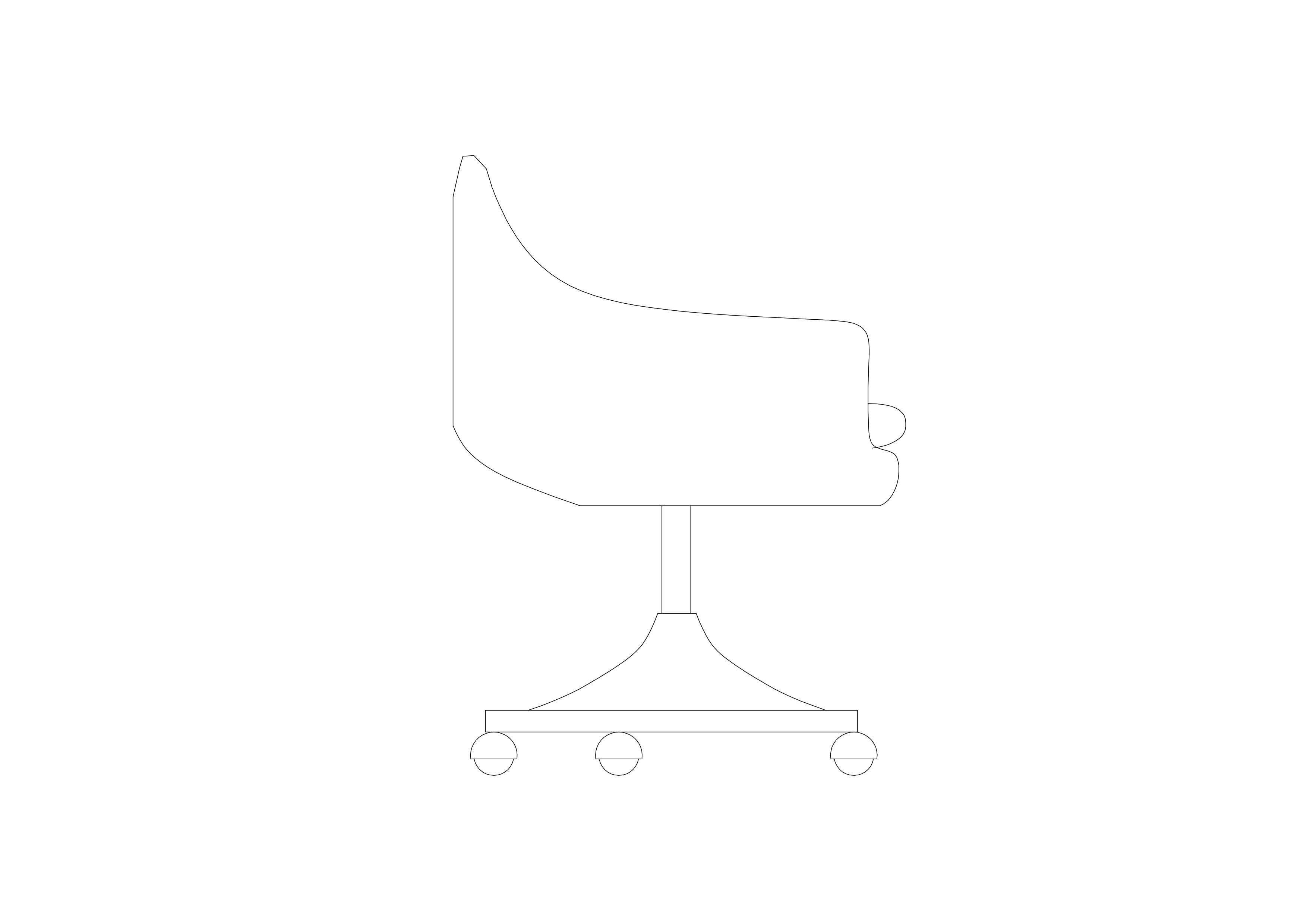 Free Chair Elevation CAD Block – DWG, DXF, PDF Format - FreeCADS