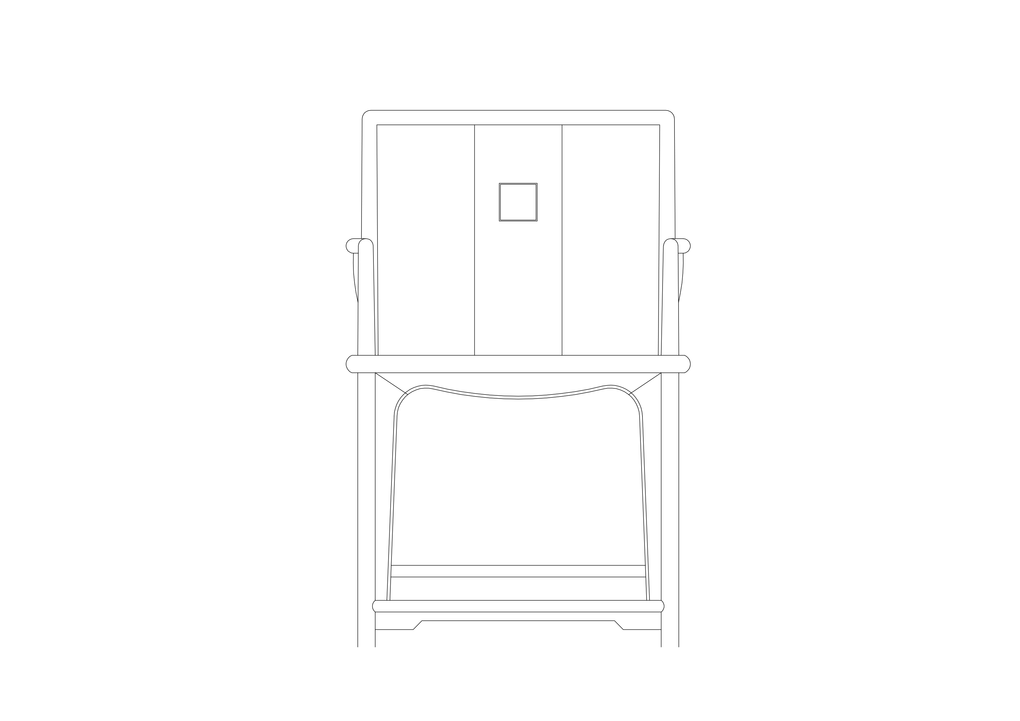 Free Chair Elevation CAD Block – DWG, DXF, PDF Format - FreeCADS