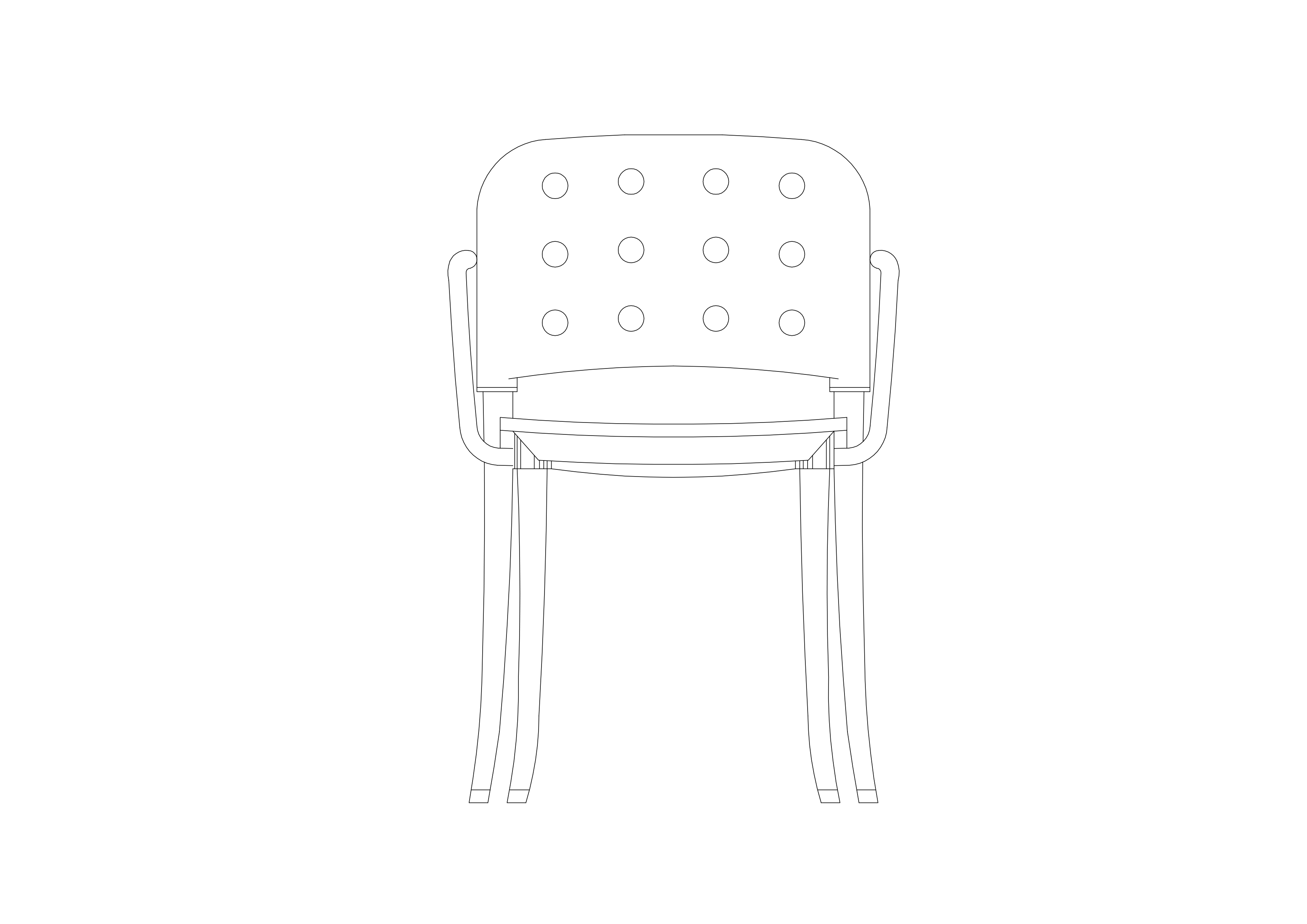 Free Chair Elevation CAD Block – DWG, DXF, PDF Format - FreeCADS