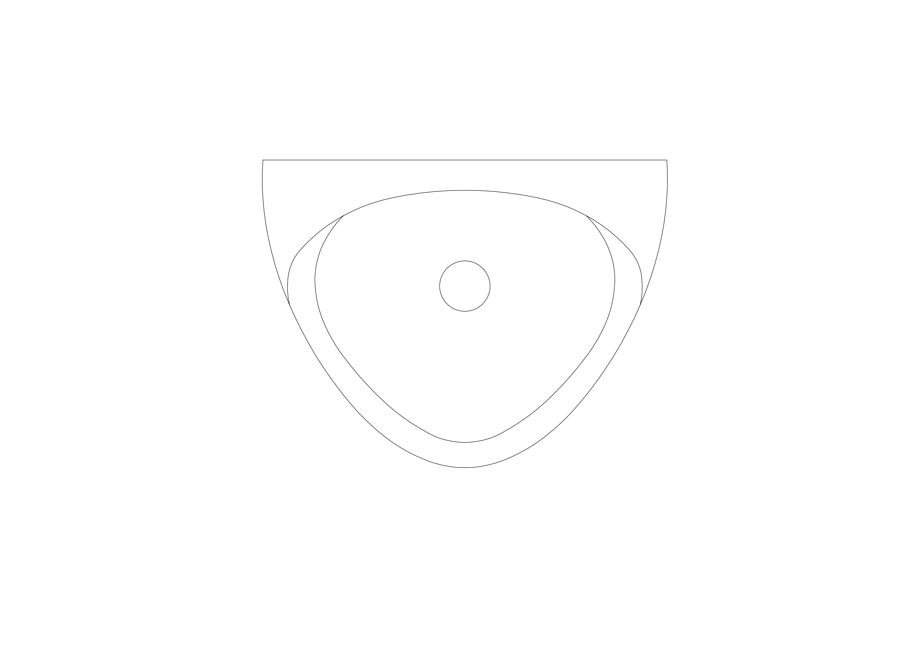 Free Urinal Top View CAD Block – DWG, DXF, PDF Format - FreeCADS