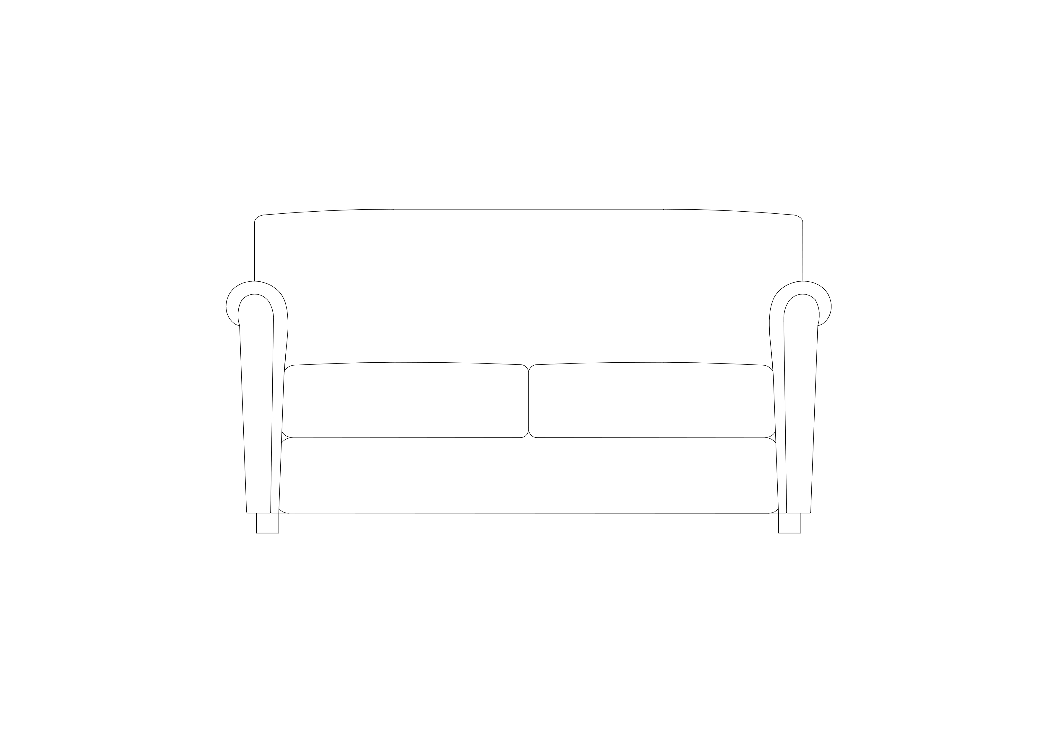 Free Sofa Elevation CAD Block – DWG, DXF, PDF Format - FreeCADS